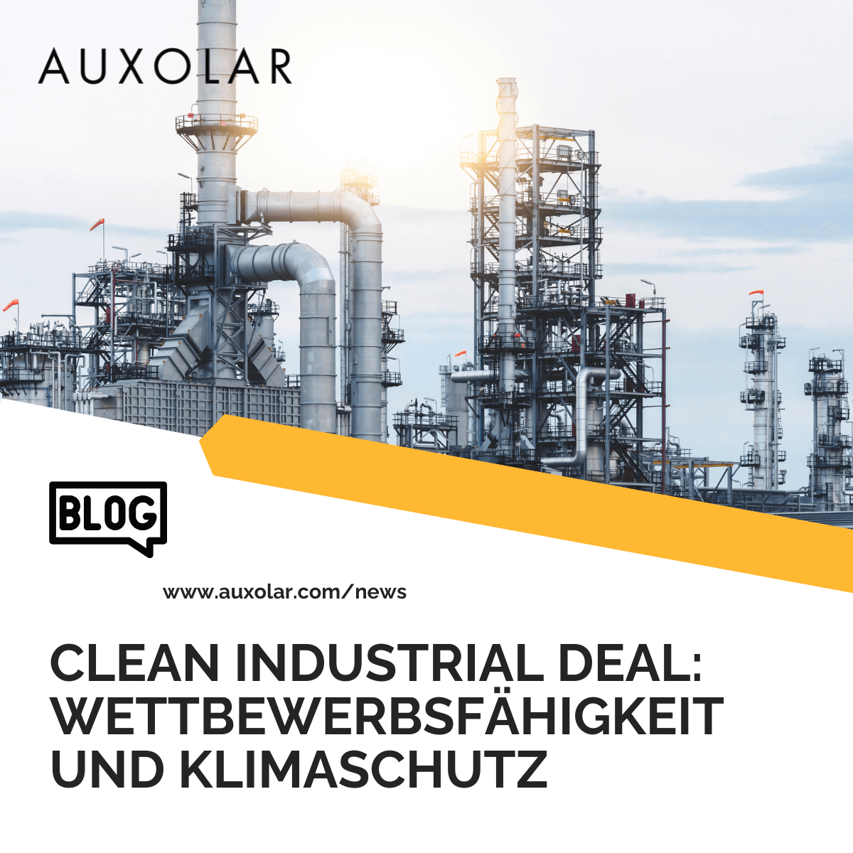 Clean Industrial Deal - Wettbewerbsfähigkeit und Klimaschutz